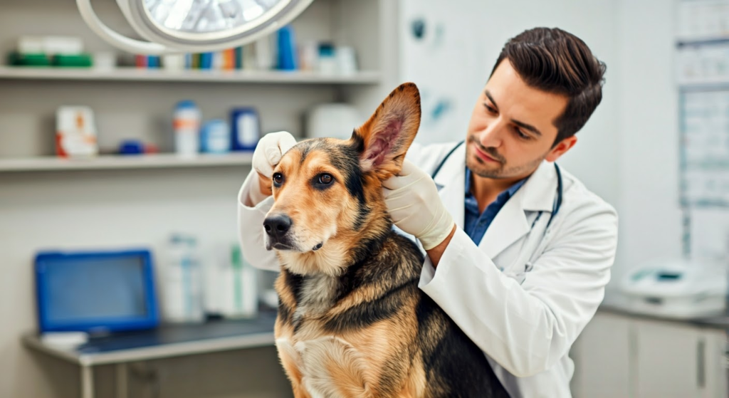 Strupki na uszach psa - jak leczyć małe ranki na uchu pieska? | TuKarma